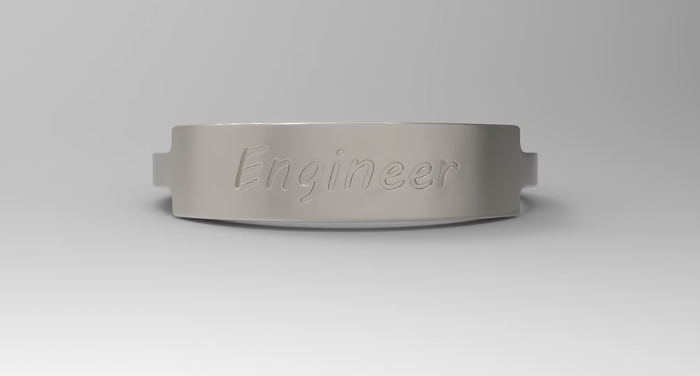 Engineer Ring Female Platinum