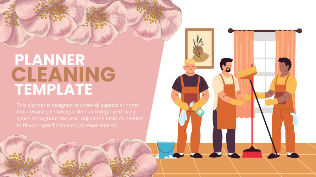 CLEANING PLANNER TEMPLATES