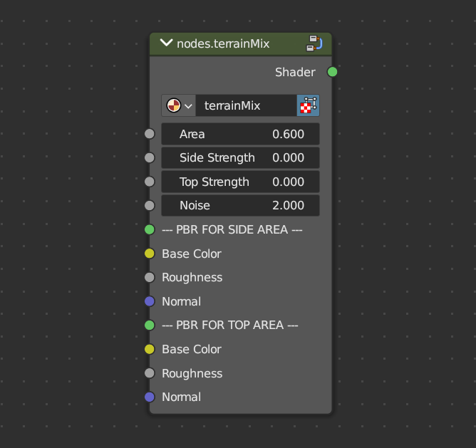 Terrain Mix Node