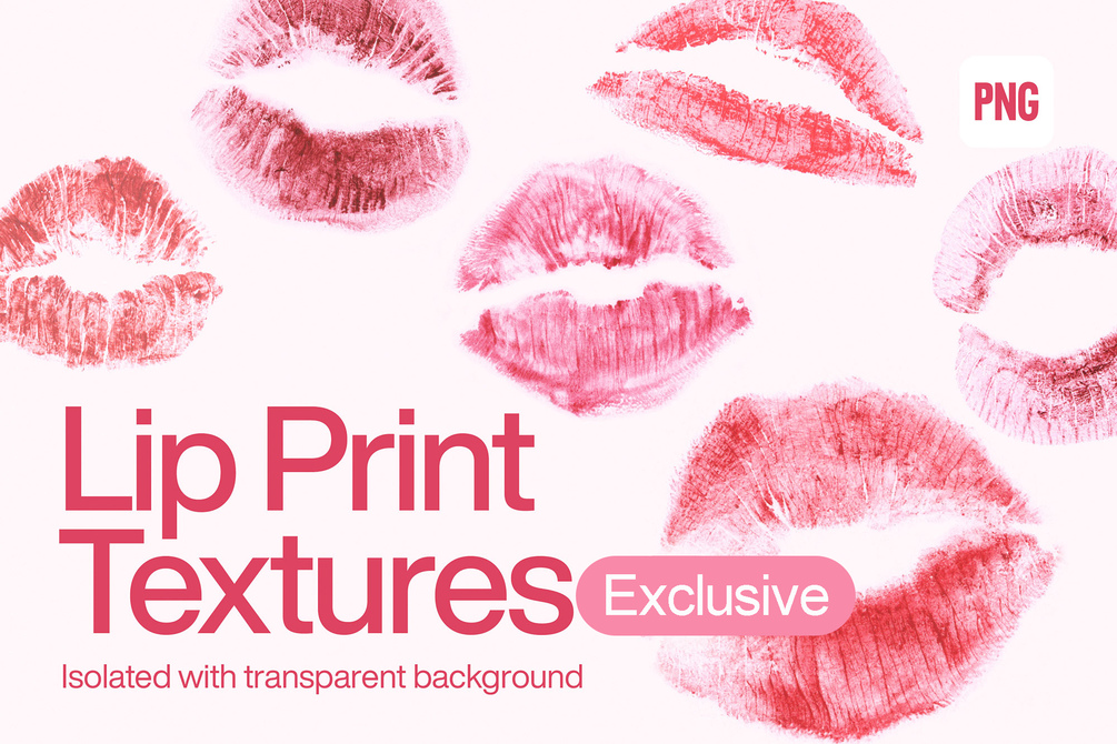 50+ Exclusive High-Resolution Lip Print Textures