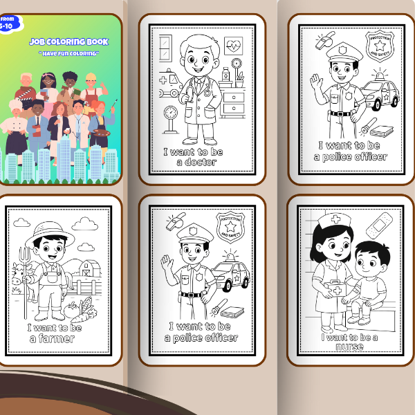 Job Coloring Book