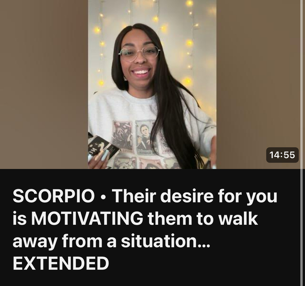 SCORPIO • Their desire for you is MOTIVATING them to walk away from a ...
