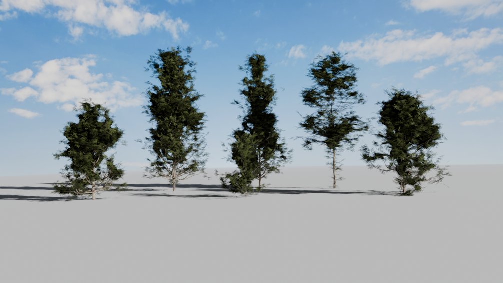 Pine Trees High Poly