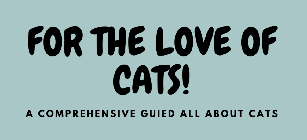 For The Love Of Cats
