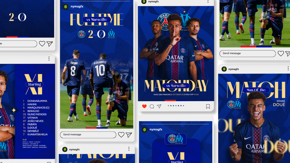 [BUNDLE] 40+ Football Matchday Story + Social Media Kit
