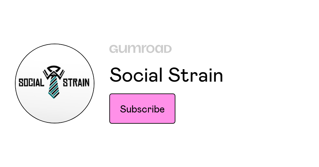 Social Strain