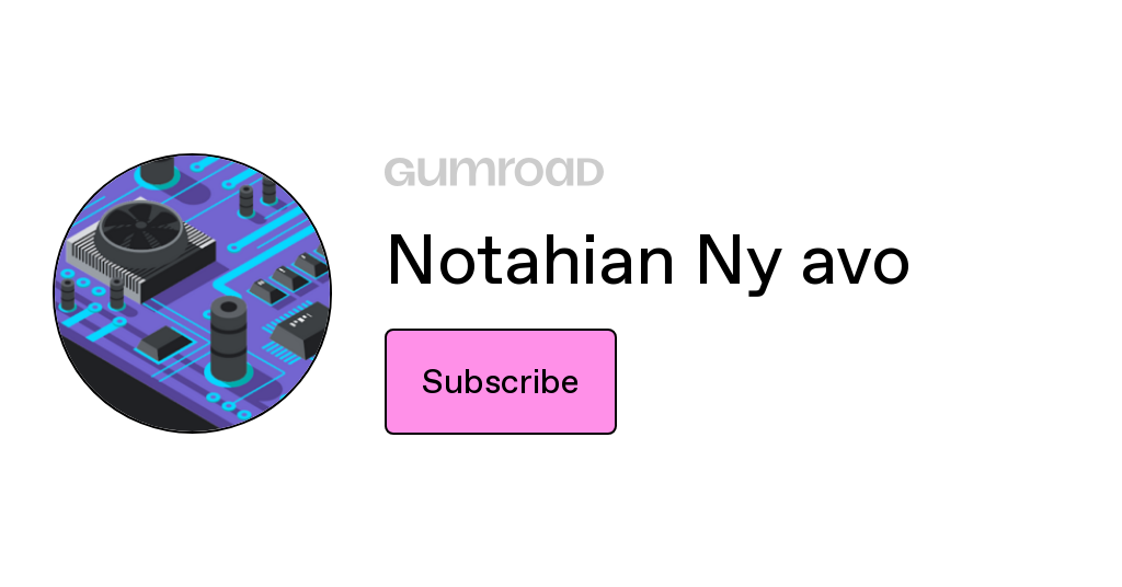 Notahian Ny avo
