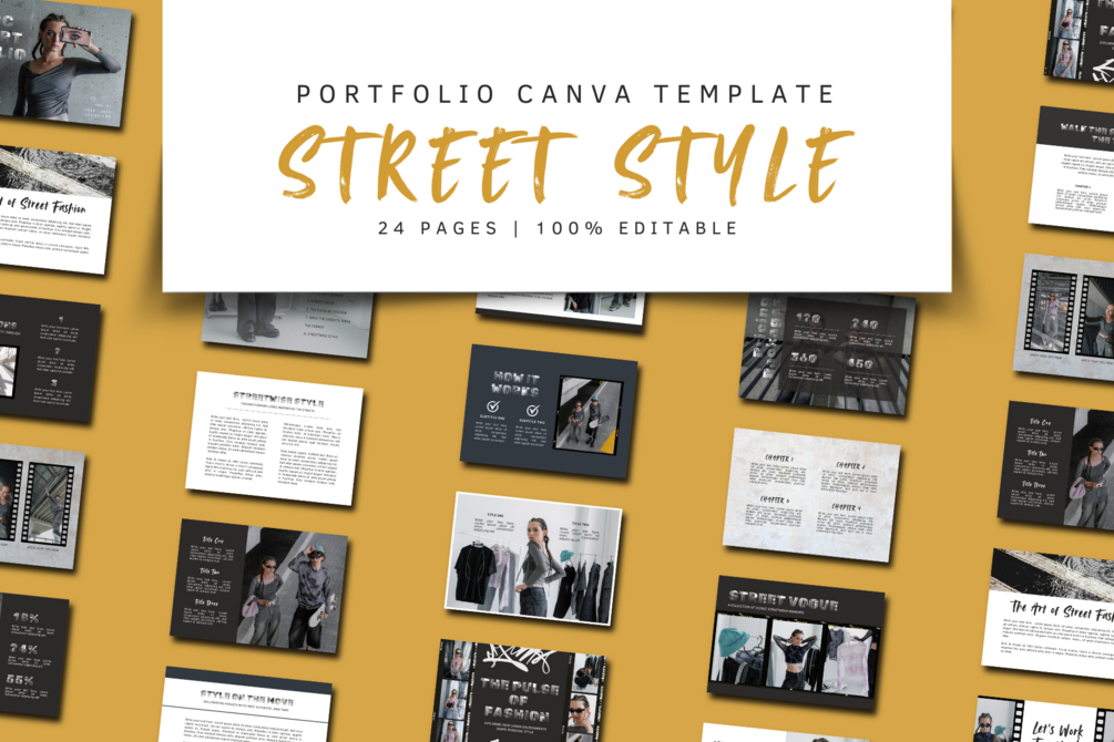 PORTFOLIO CANVA TEMPLATE
