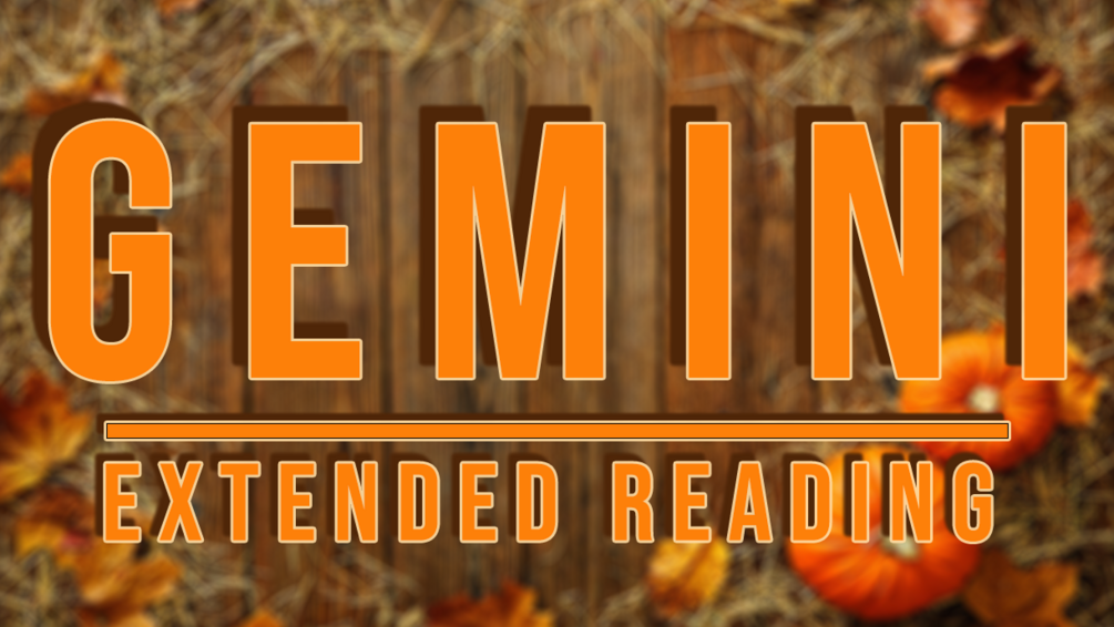 Extended Reading for - ♊ Gemini- Making a choice to put them on the ...