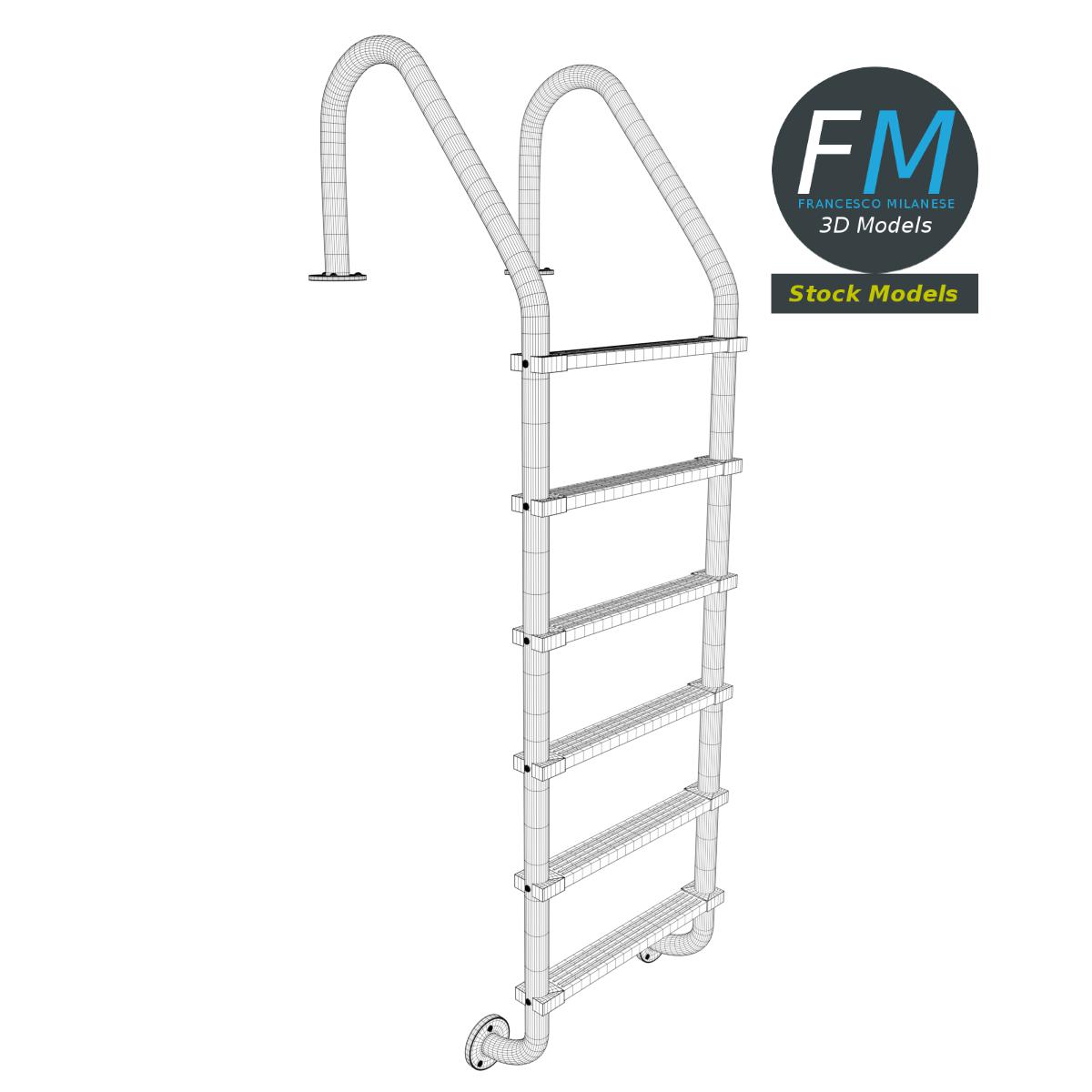 3D MODEL - Pool ladder 2