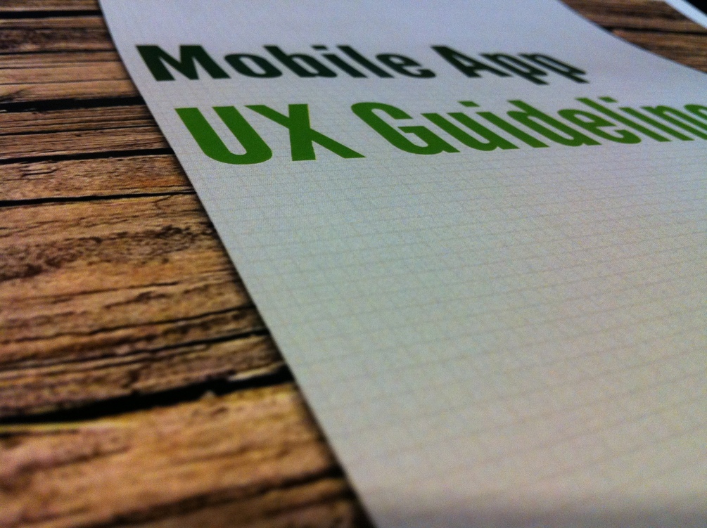 UX Mobile Best Practice Guide
