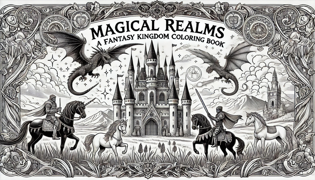 Magical Realms: A Fantasy Kingdom Coloring Book