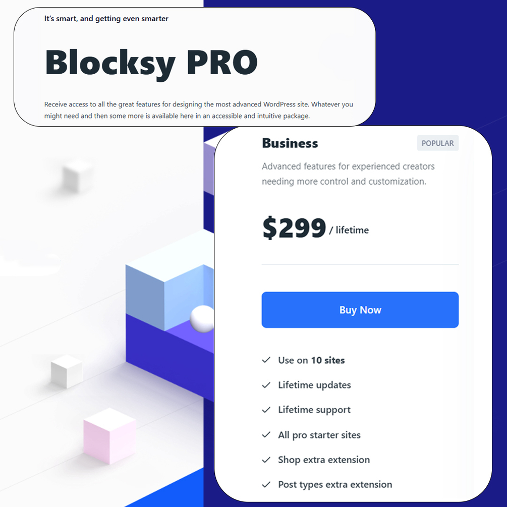 🎯 Blocksy Business Lifetime – Official License for 1 Website (Premium ...