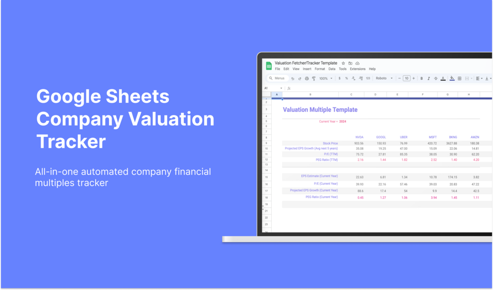 Company Valuation Fetcher with Google Sheets
