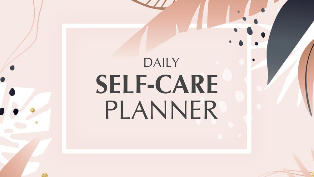 Daily Self-Care Planner For Woman