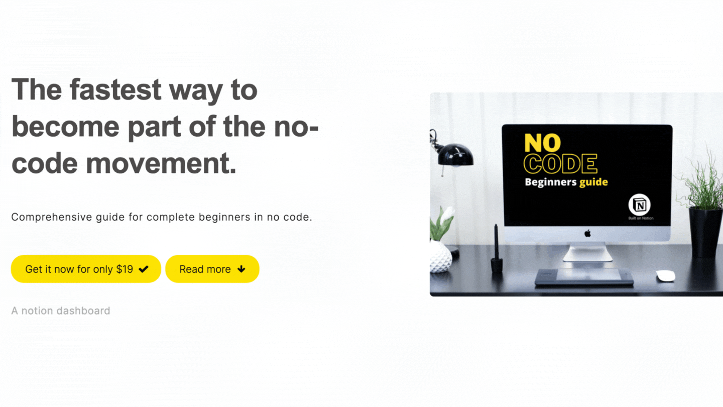 No code Beginners Guide