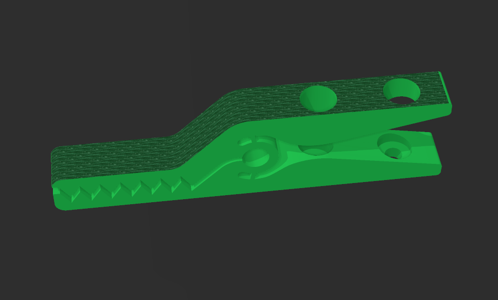 Crococlip – Crocodile/Alligator-Shaped Wall Clip (3D Printable STL) 🐊