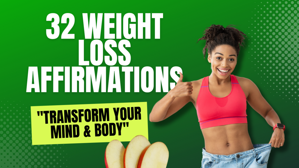 32 Printable Affirmation Cards for Weight Loss and Audio File