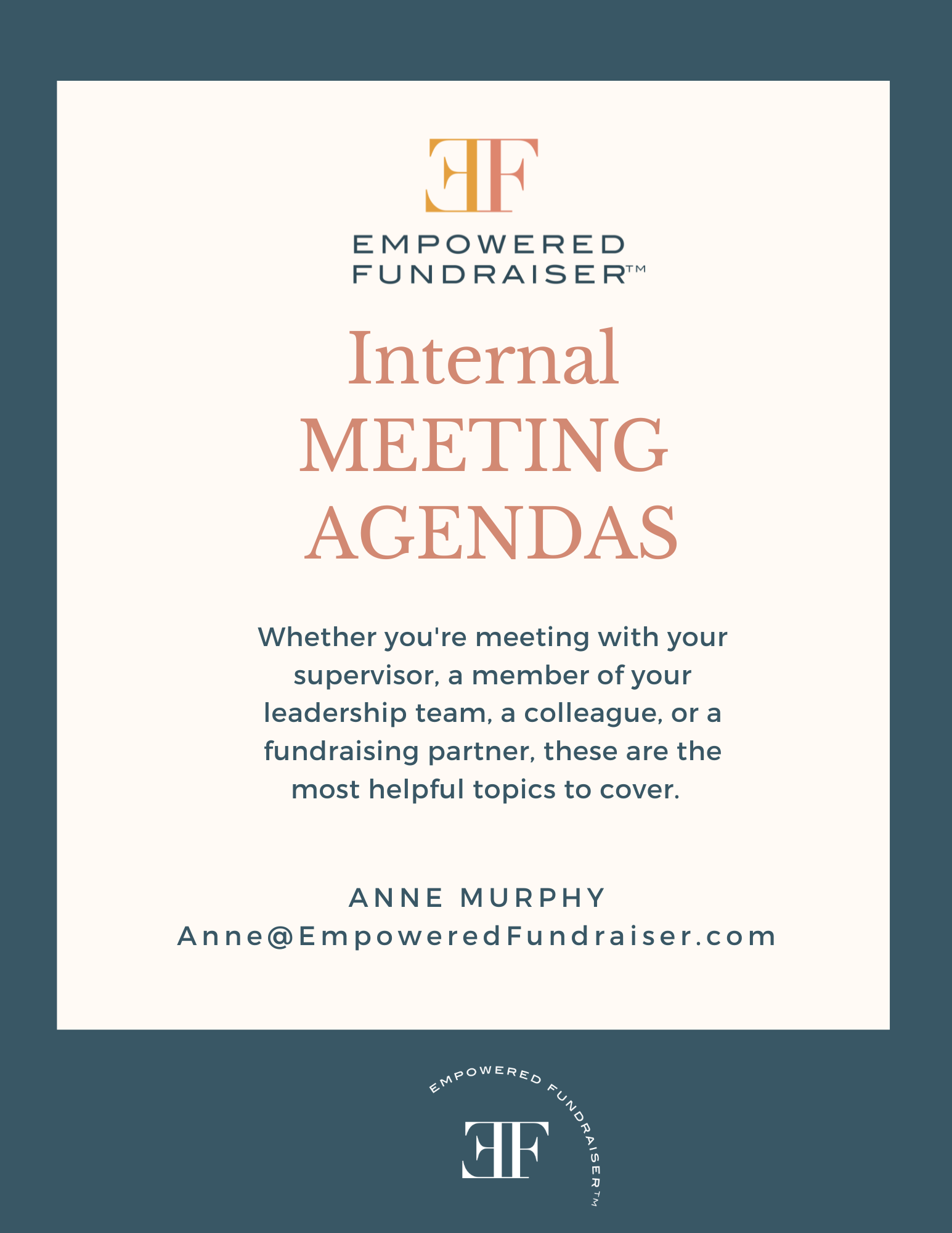 Internal Meeting Agendas
