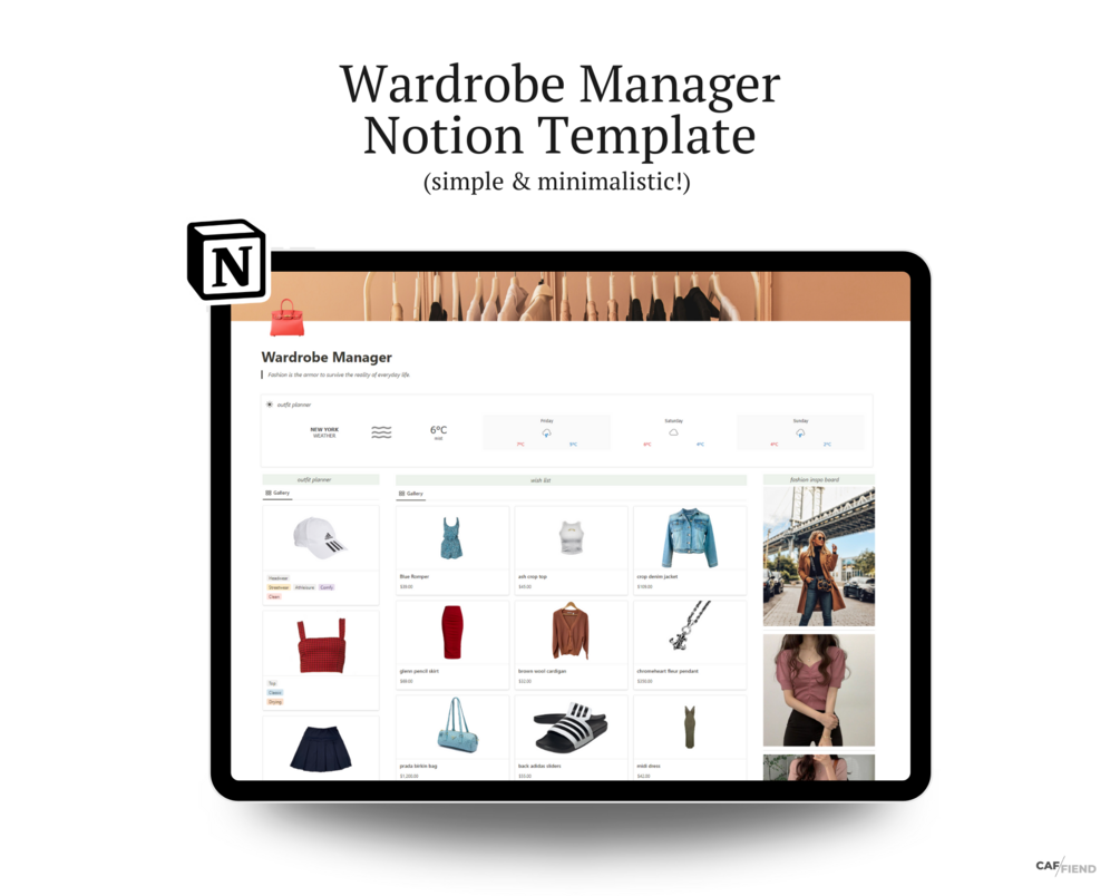 Notion Wardrobe Manager