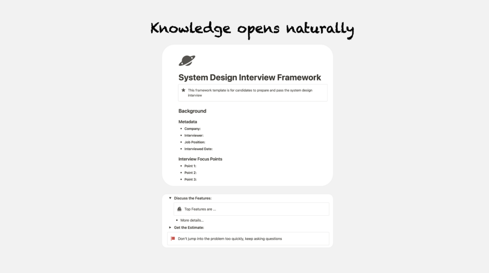 [Notion Template] System Design Interview Framework