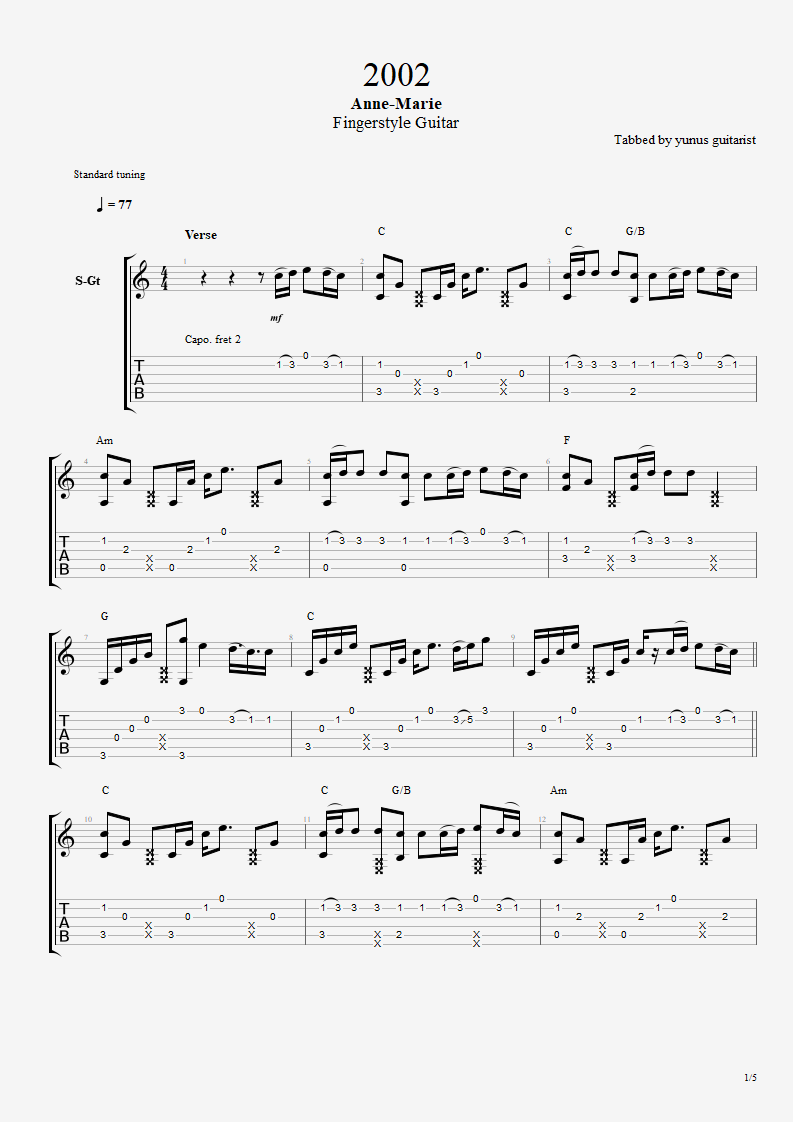 TAB. 2002 - Anne-Marie