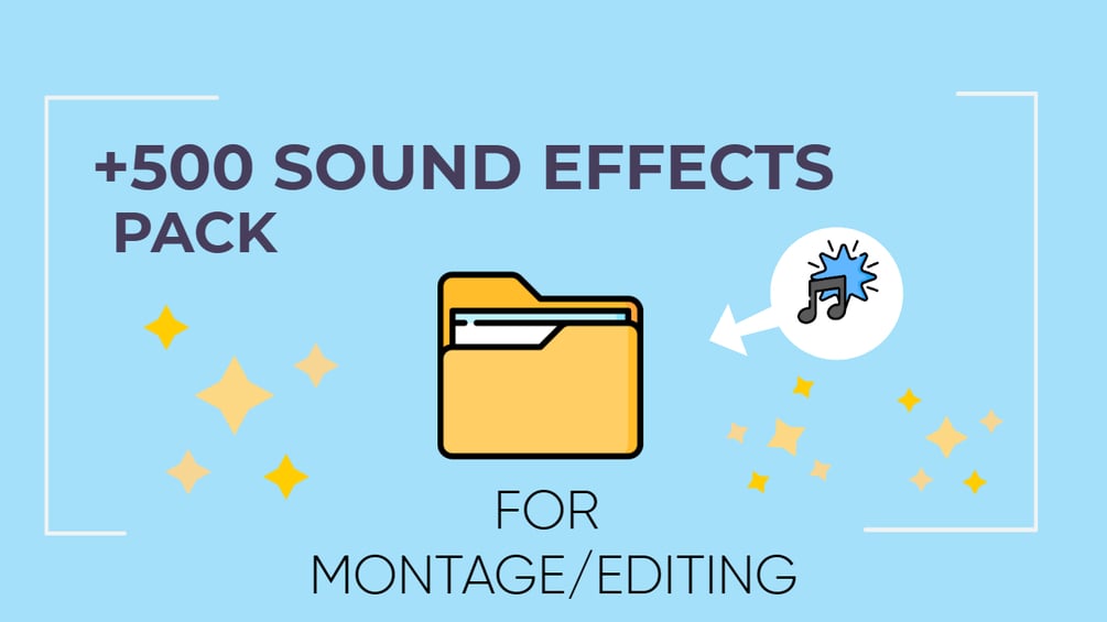 SonicVerse 500 : "+500 Sound Effect for Montage/Editing"