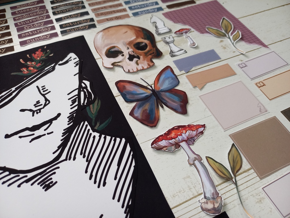 DARK ACADEMIA Journaling Kit Printable