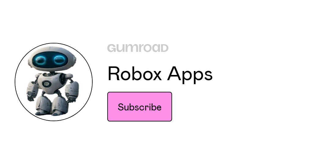Robox Apps