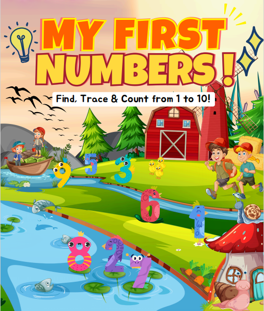 My First Numbers - Find, Trace & Count From 1 to 10