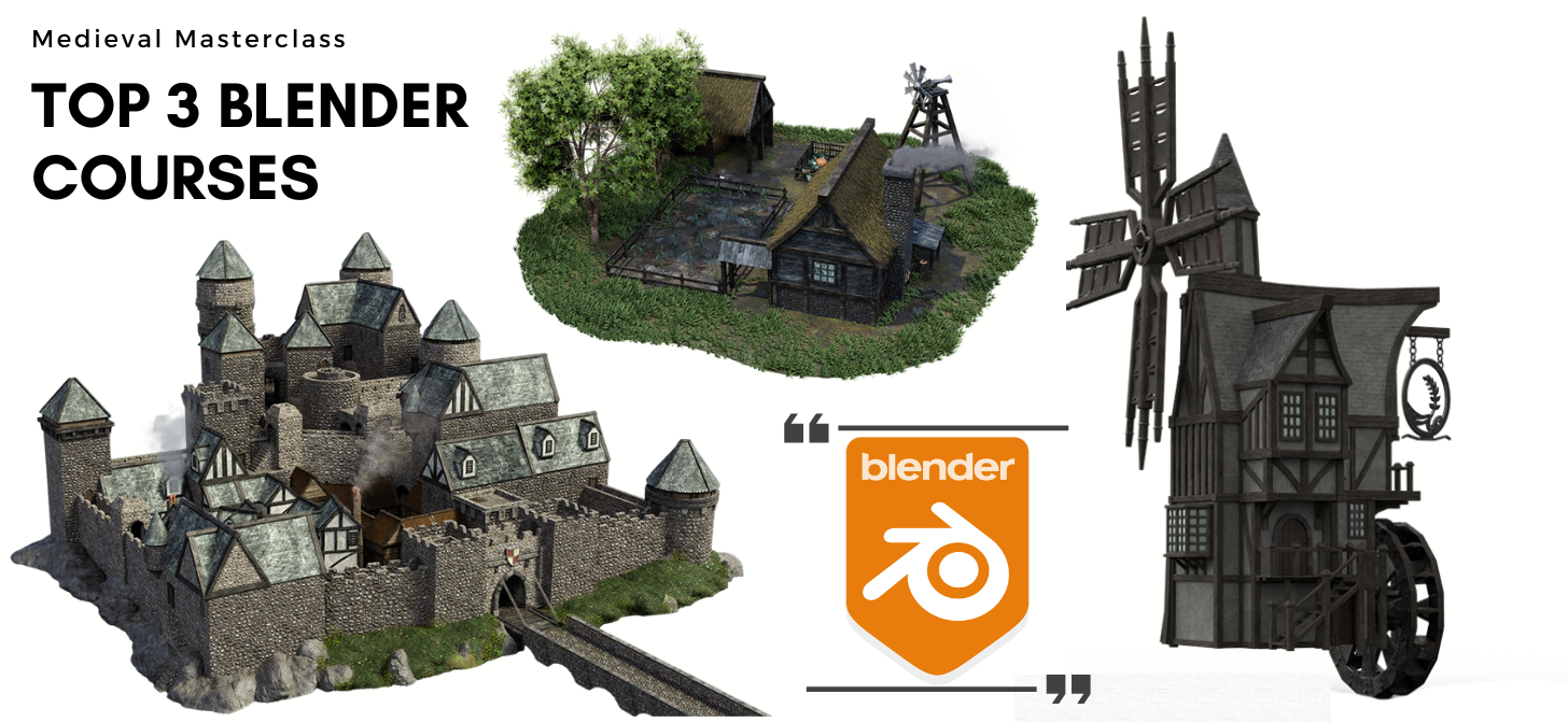50% Discount | TOP 3 Blender Courses on Gumroad - 3D Tudor