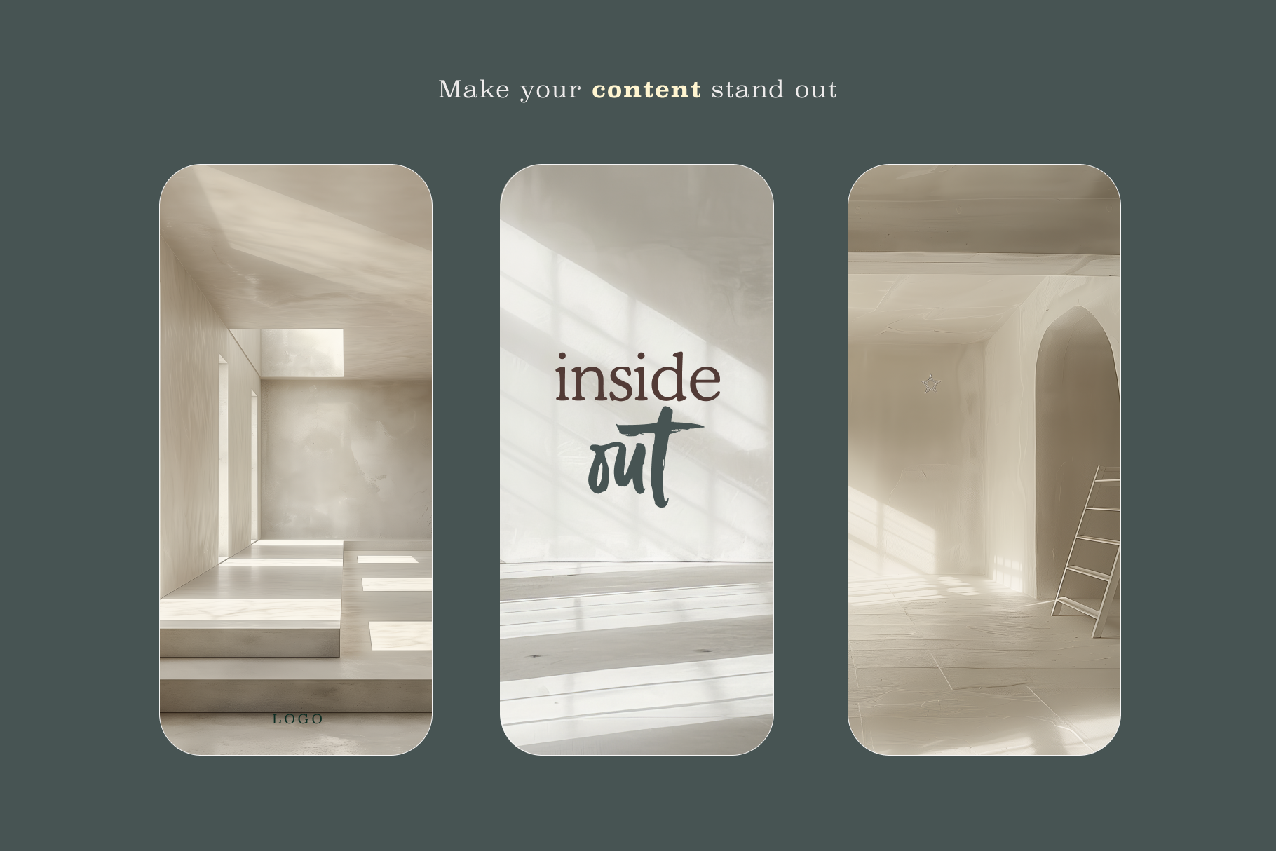 White Rooms - Backgrounds