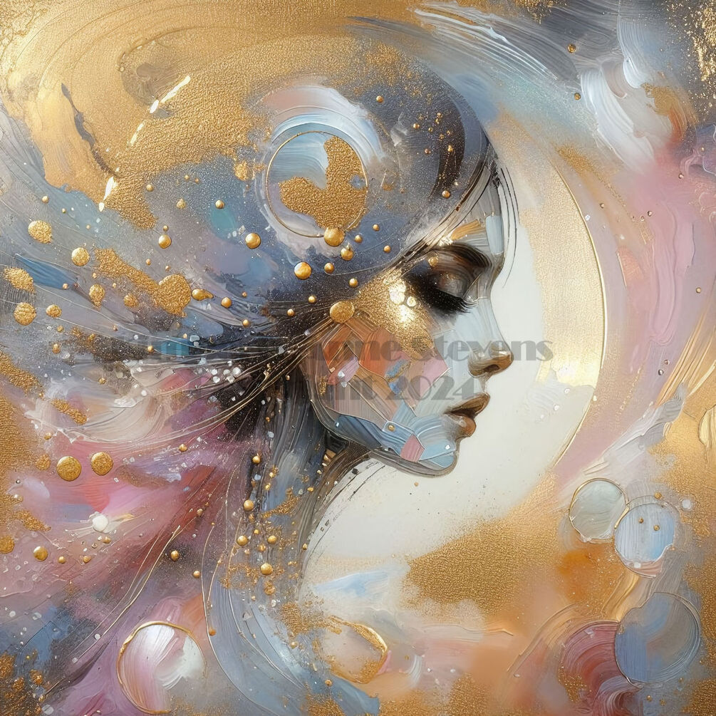 Faith - Abstract Impressionism Digital Art Print