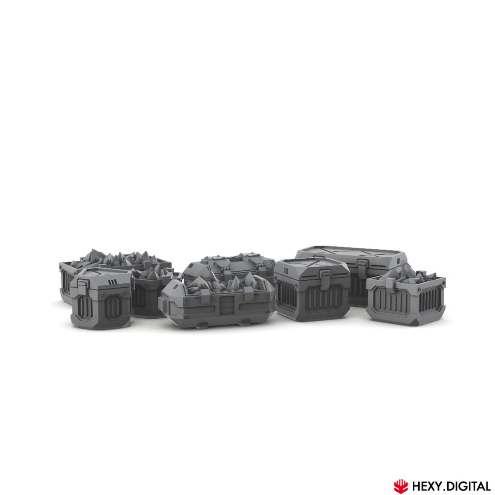 Star Scrappers: Crystal Containers Set STL files