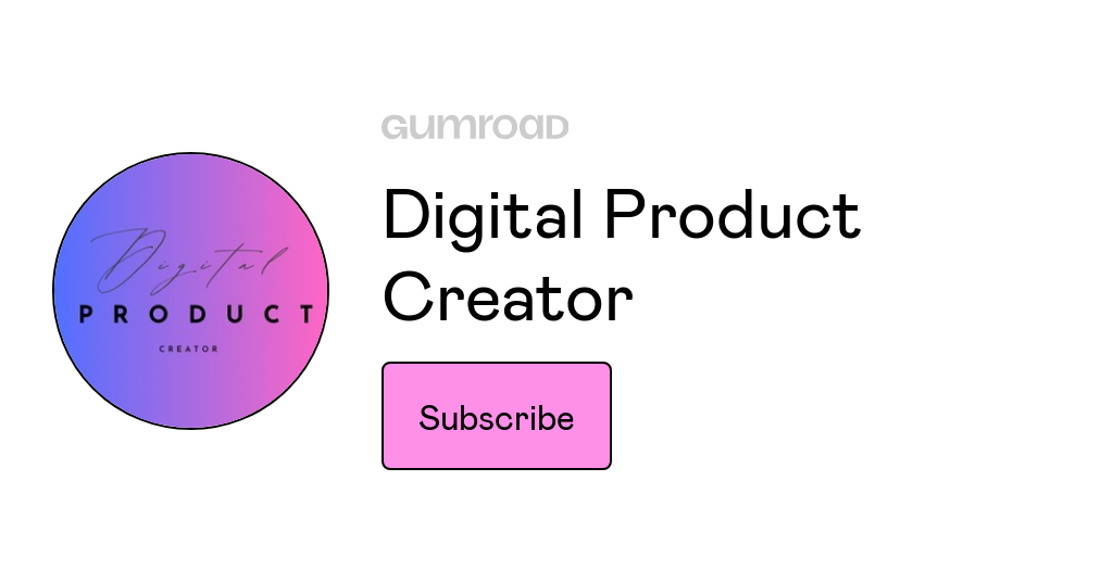 Digital Product Creator