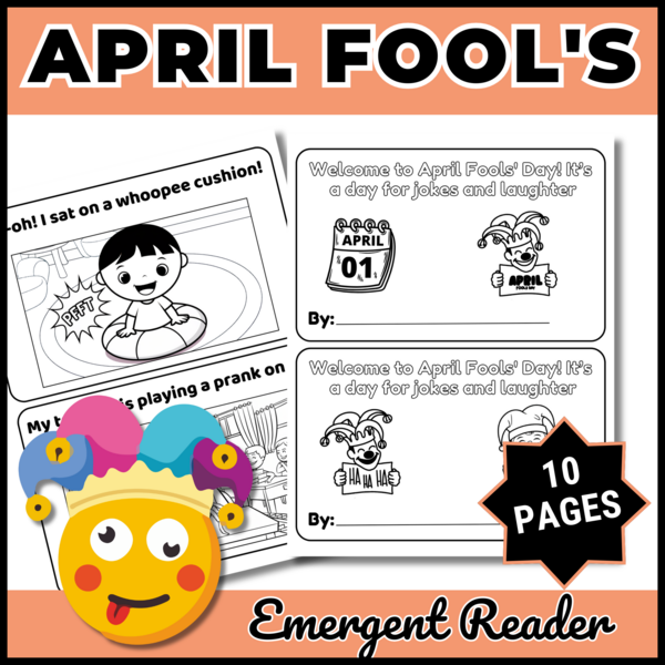 April Fool's Activity Bundle: Coloring Pages, Crafts, and More!