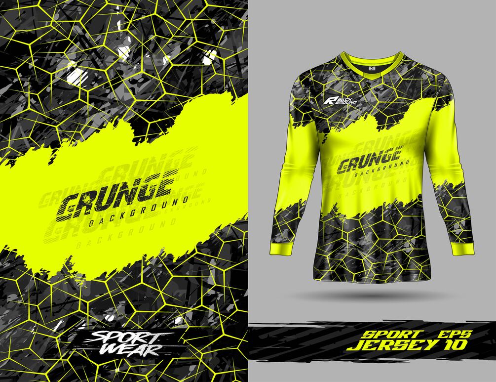JERSEY PATTERN, DESIGN FOR E SPORT, RACING, SOCCER, GAMING, MOTOCROSS ...