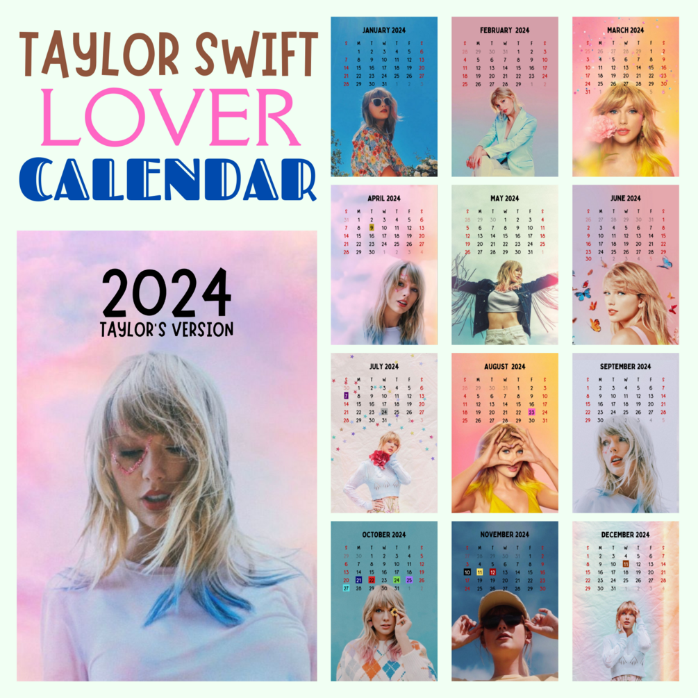 Taylor Swift Lover Digital Calendar