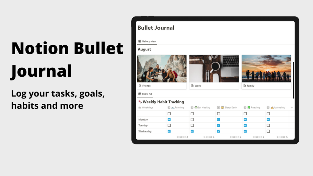 Notion Bullet Journal