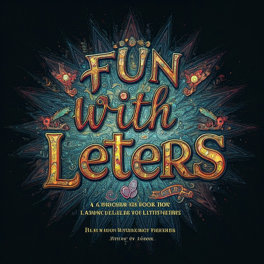 Fun with Letters: A Coloring Book for Little Learners