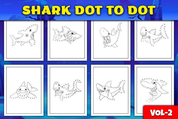 Shark Dot to Dot for Kids, Vol-2. - Hosam Orabi