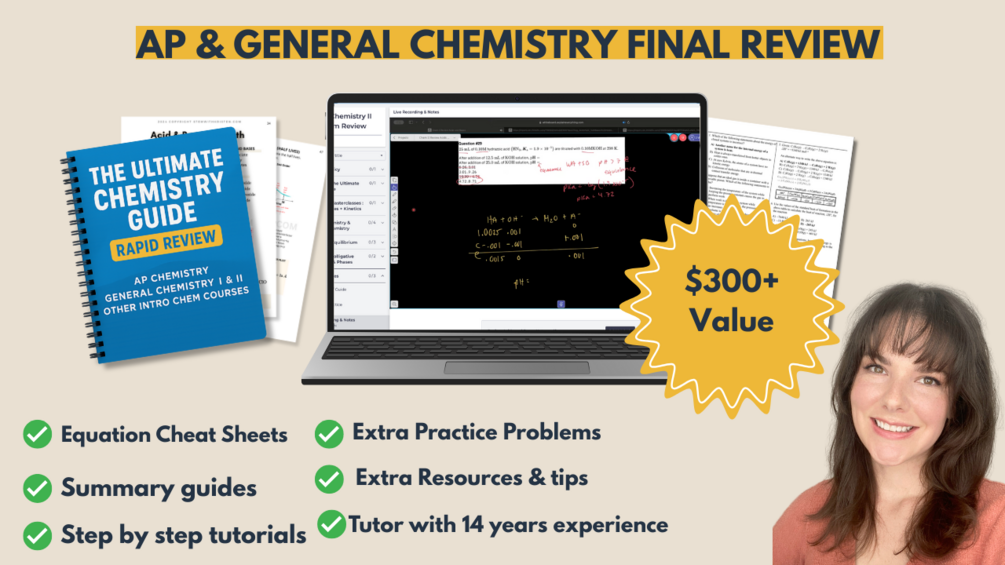 AP/General Chemistry Final Exam Review Bundle