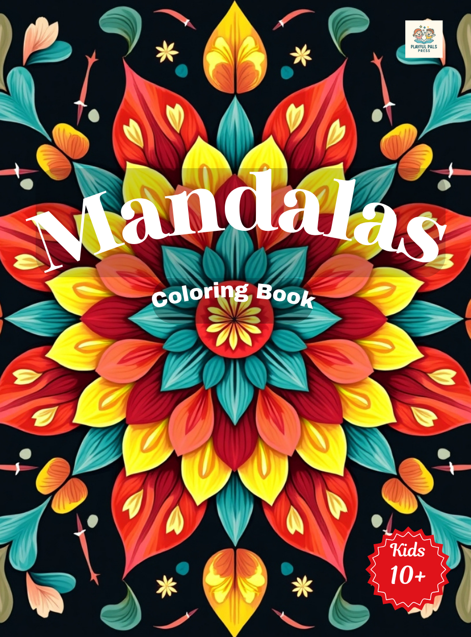 "Mandalas Coloring Book For Kids – Spark Creativity & Mindfulness!"
