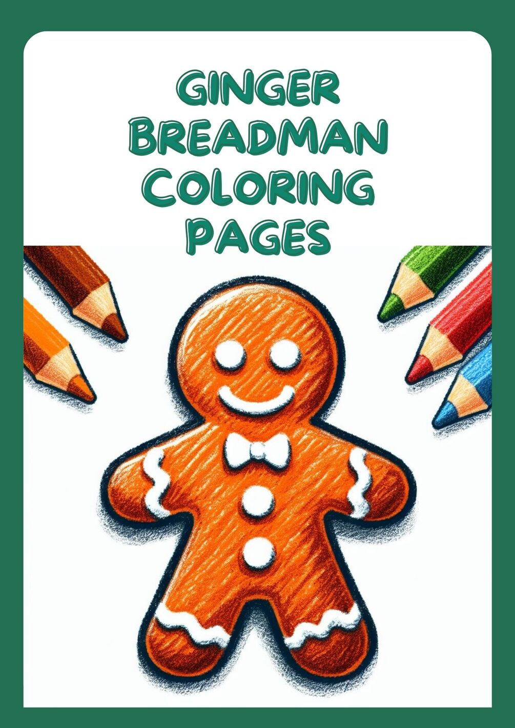 Ginger Bread man Coloring pages