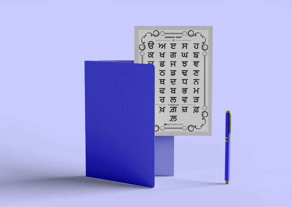 Printable Gurmukhi Script (Lipi) Digital Designs