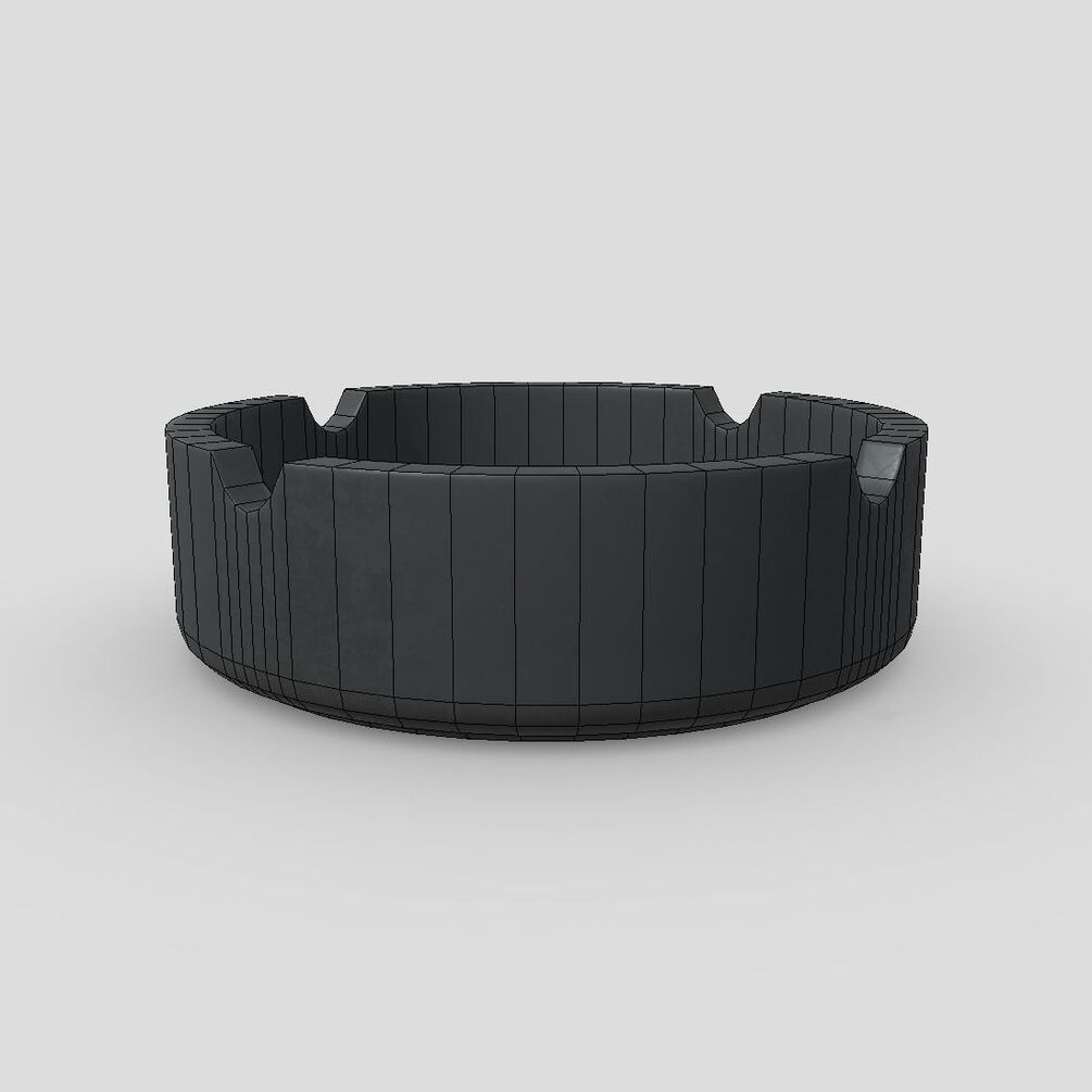 (FREE PRODUCT) Ashtray 3D Model