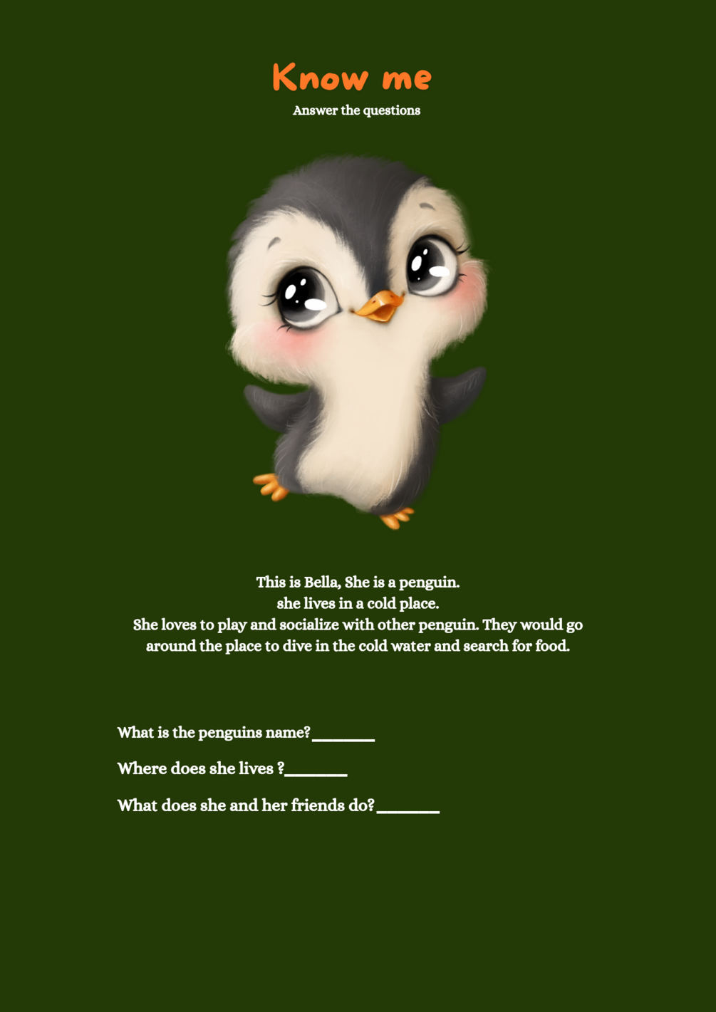 Animals Workbook