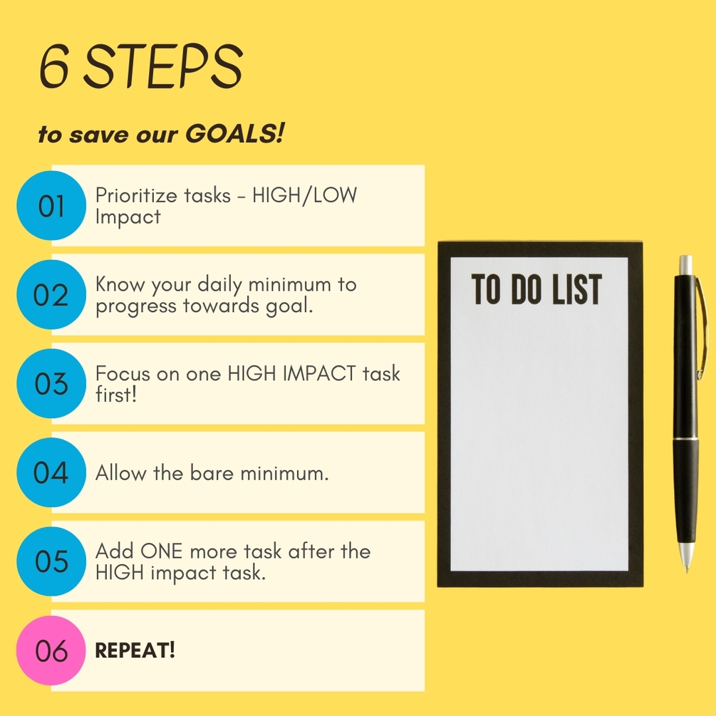 Save Your Goal Worksheet!