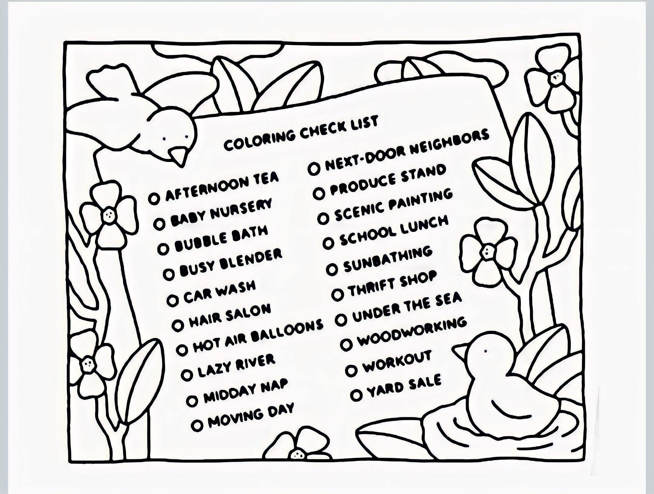 Boobie Goods Coloring book