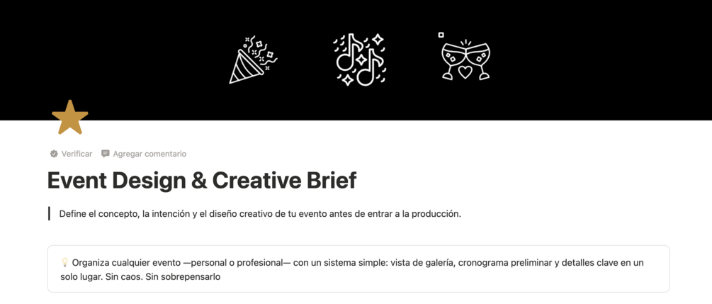 Event Design & Creative Brief